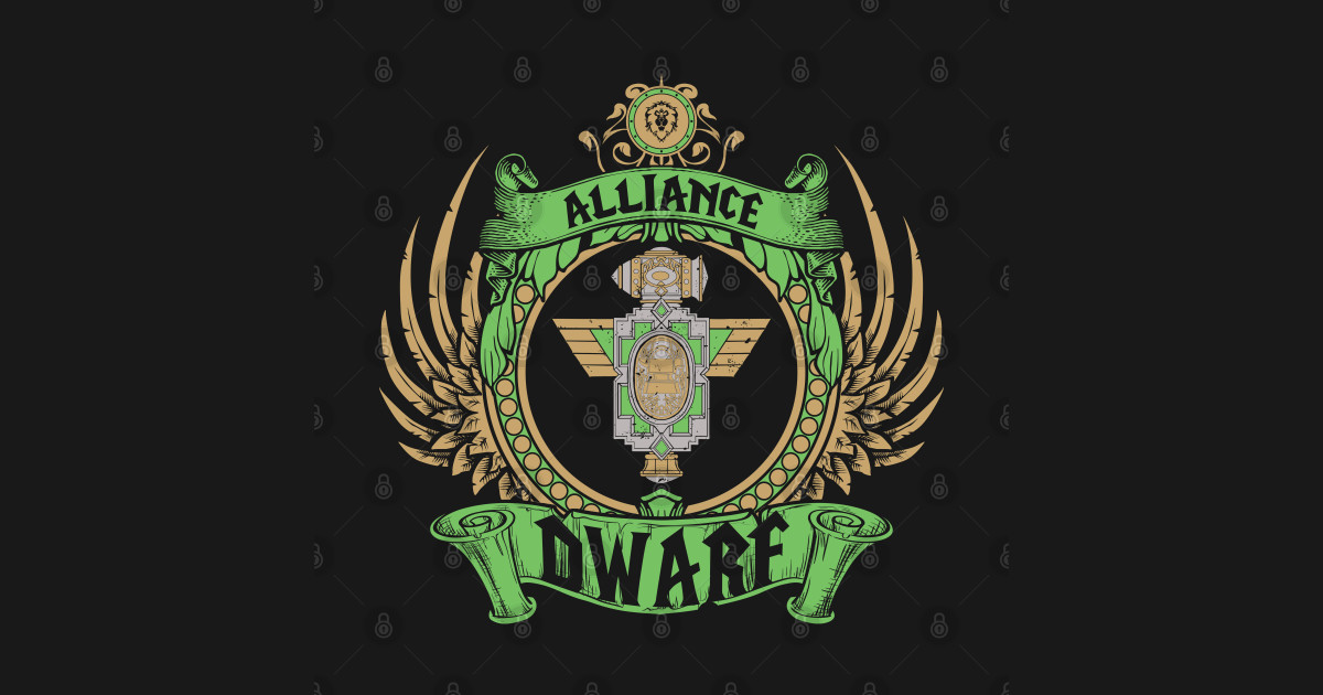 DWARF - CREST - World Of Warcraft - T-Shirt | TeePublic