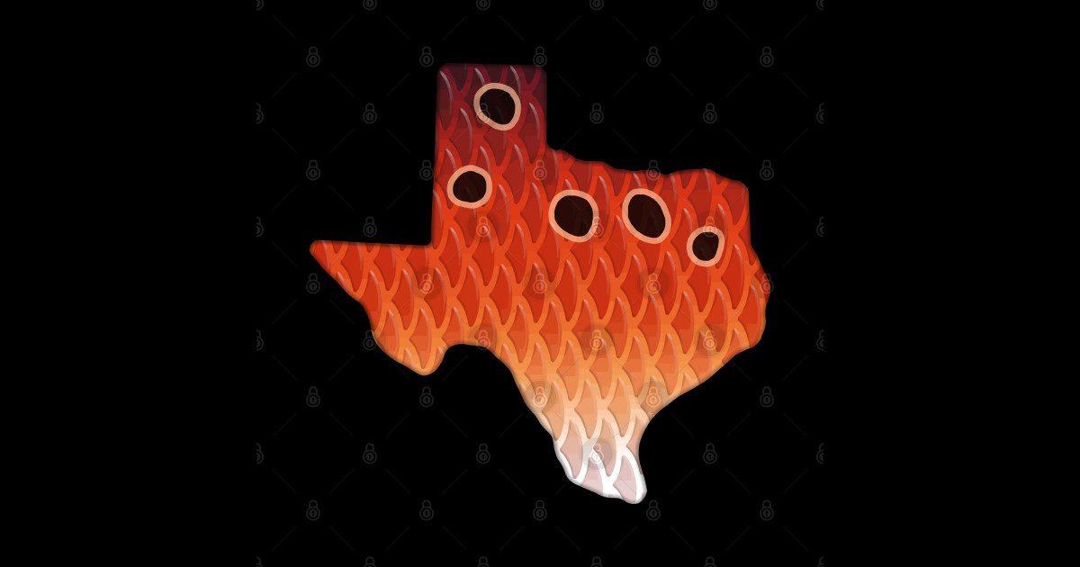 Texas Redfish Colors Red Drum Inspired Color Pattern - Redfish - T ...