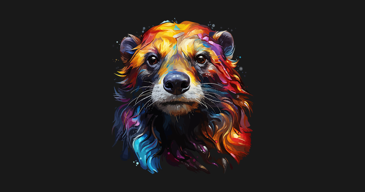 Honey Badger Rainbow - Honey Badger - T-Shirt | TeePublic