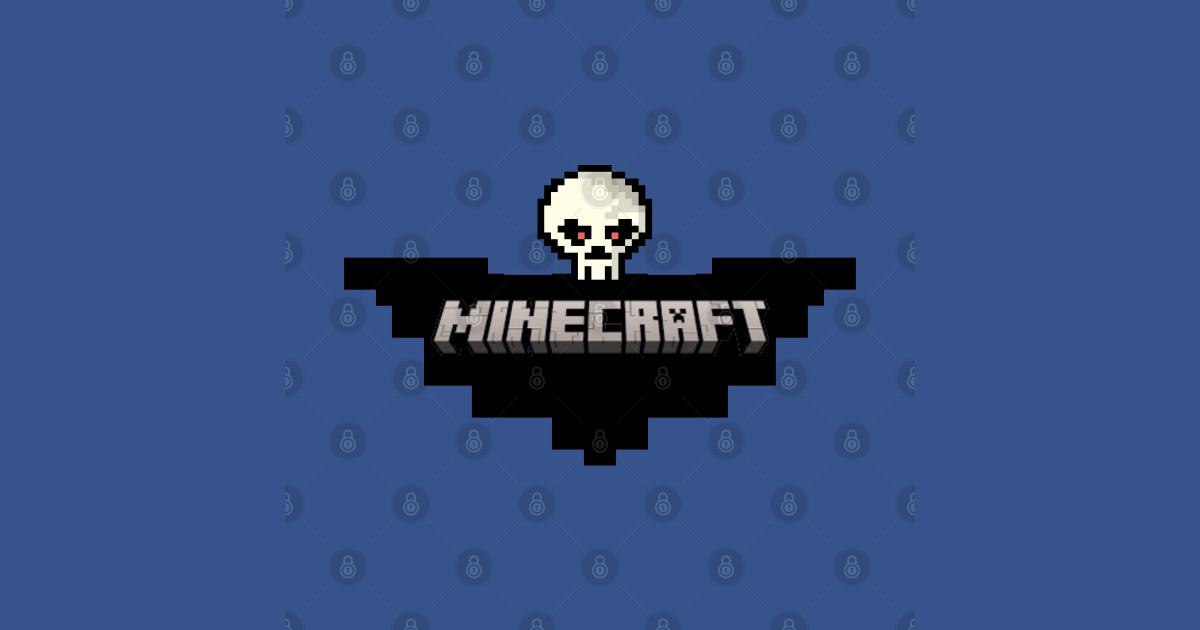 Minecraft Bat Signal - Minecraft Batman Gaming Funny Detroit - T-Shirt ...