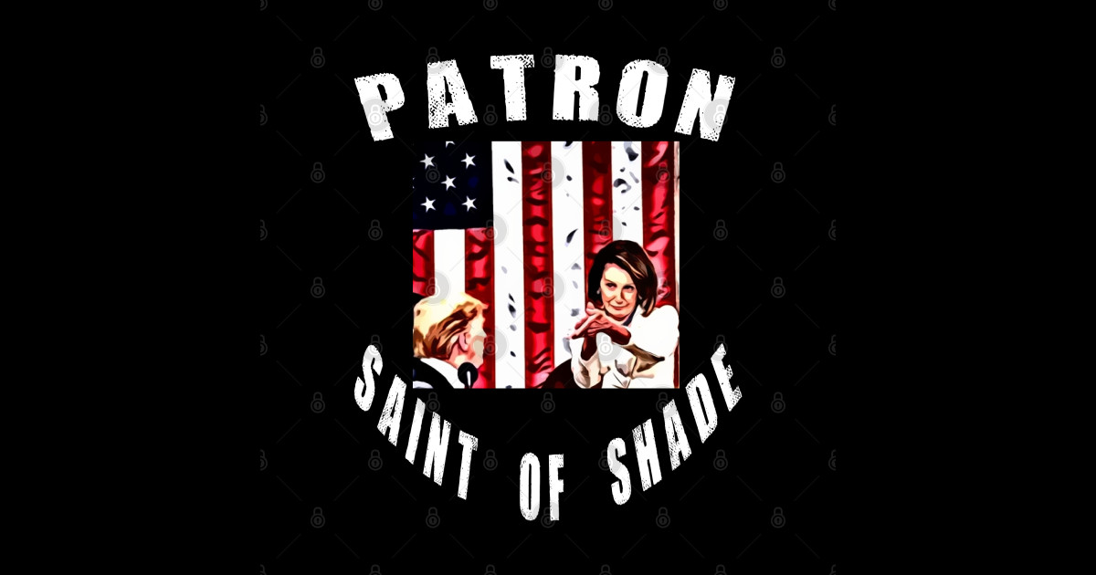 Nancy Throwing Shade - Patron Saint Of Shade - Sticker | TeePublic