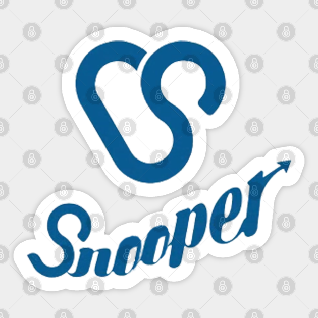 Snooper Logo - Snuper - Sticker | TeePublic