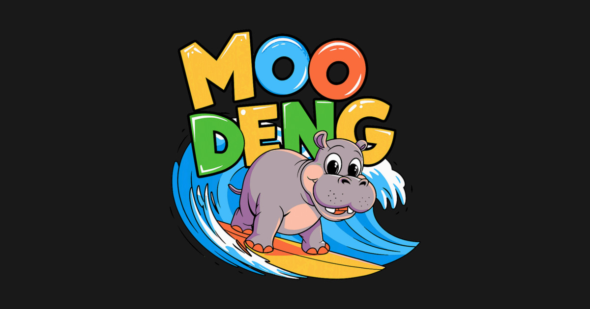 Hippo Moo Deng Viral Baby Hippo Sensation Thailand Surfing Surfer ...
