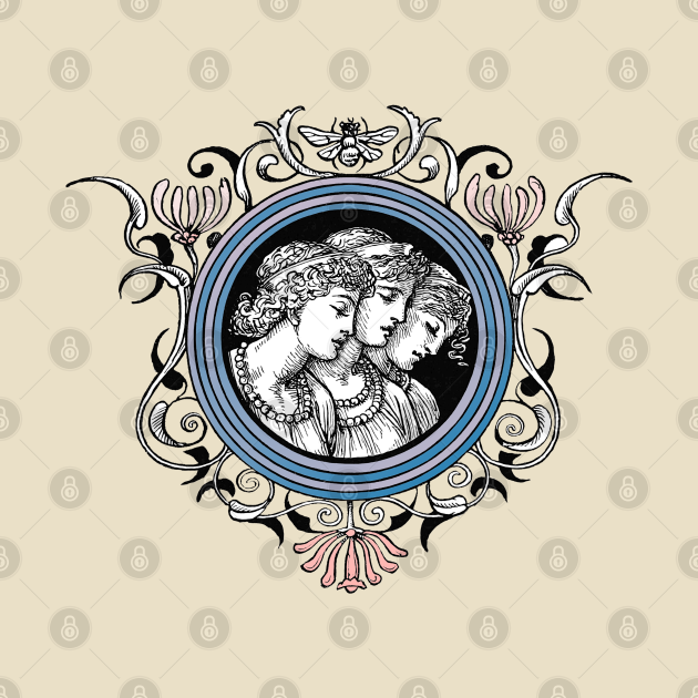 The three graces - Three Graces - T-Shirt | TeePublic