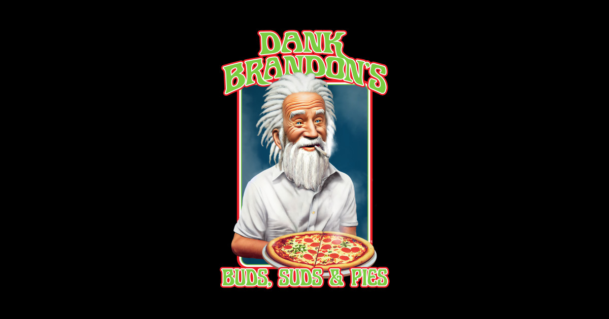 Dank Brandon's Buds, Suds & Pies - Joe Biden - Sticker | TeePublic