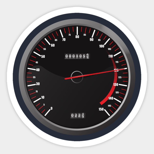 speedometer - Speed - Sticker | TeePublic