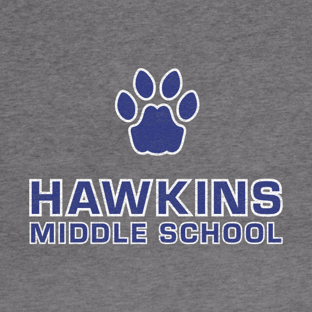 Hawkins Middle School - Stranger Things - Hoodie | TeePublic