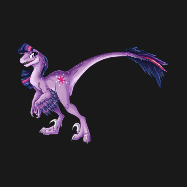My Little Raptor - Twilight Sparkle - Dinosaur - T-Shirt | TeePublic