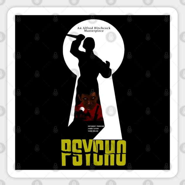 PSYCHO - Movie Art - Sticker | TeePublic