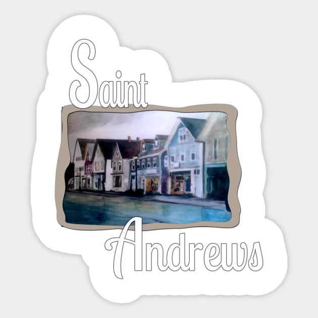 Saint Andrews - Saint Andrews Merch For Sale - Sticker | TeePublic