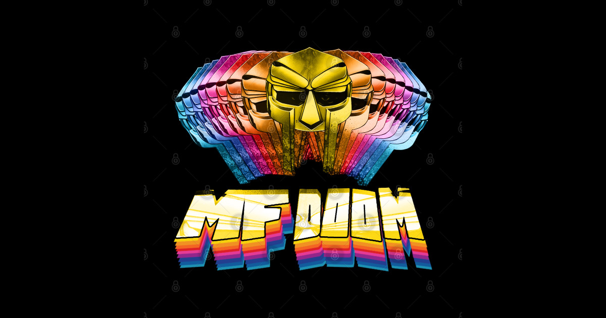 retro mf doom mask - Mf Doom - Sticker | TeePublic