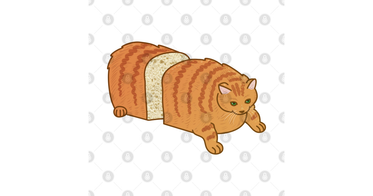 Bread cat meme - Cat - T-Shirt | TeePublic