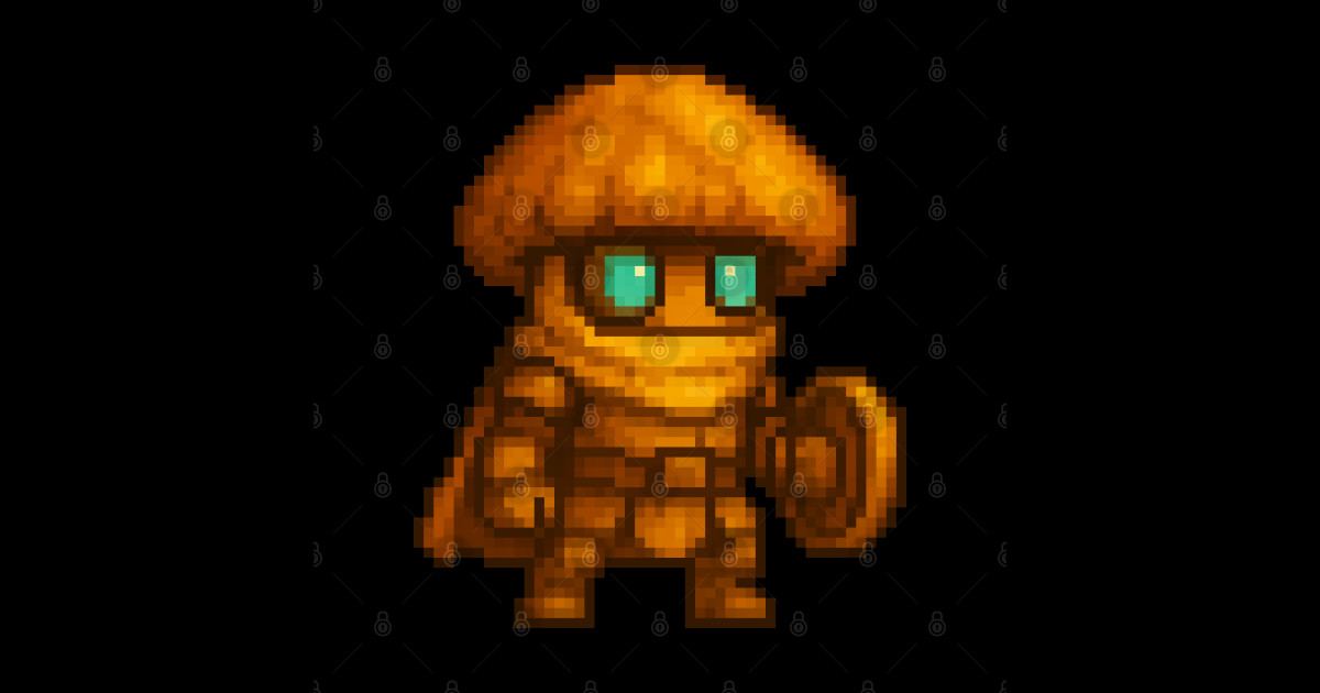 Sandcloak Sentinel – Pixel Art Shield Warrior (Original Character ...