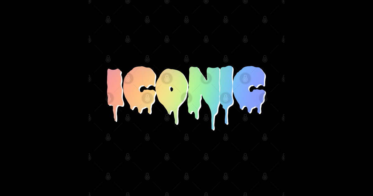 ICONIC - Iconic - Sticker | TeePublic