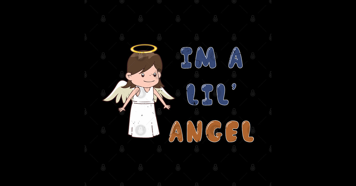 Im a Lil Angel 1970s Cute Punk Rock Ironic Heavenly - Heavenly ...