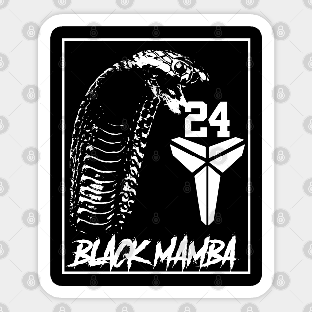 Kobe Bryant black mamba - Kobe Bryant Black Mamba - Sticker | TeePublic