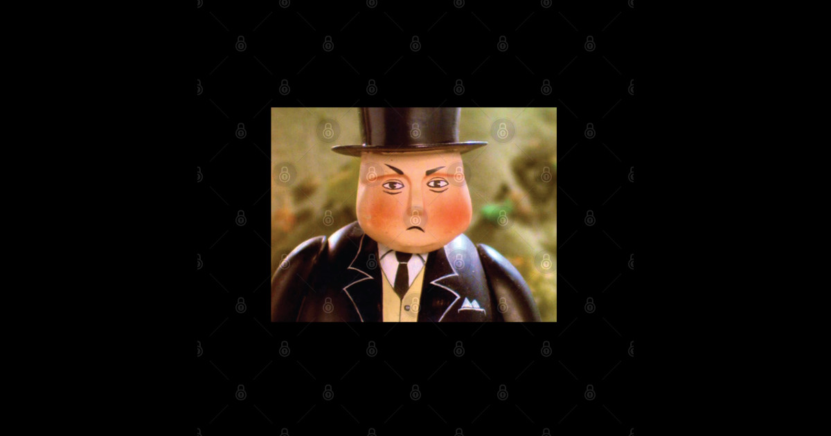 Fat Controller - Thomas The Tank Engine - Sticker | TeePublic