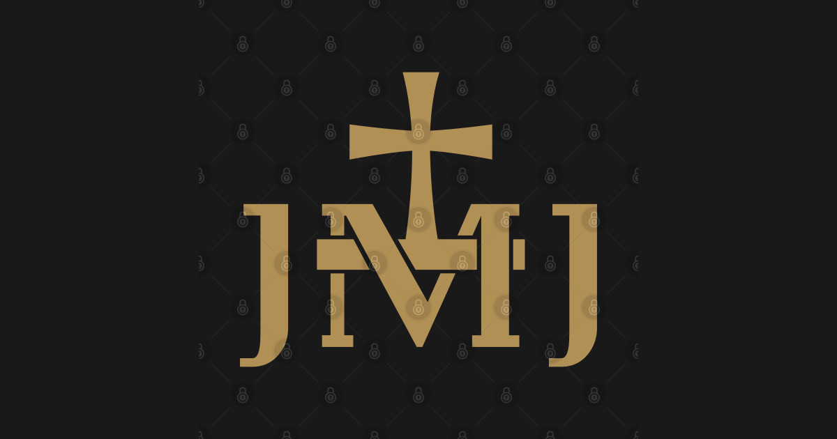 JMJ Jesus Mary Joseph Insignia - Jmj - Magnet | TeePublic