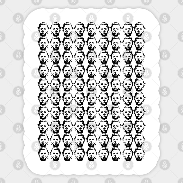 Michael Myers Pattern - John Carpenter - Sticker | TeePublic
