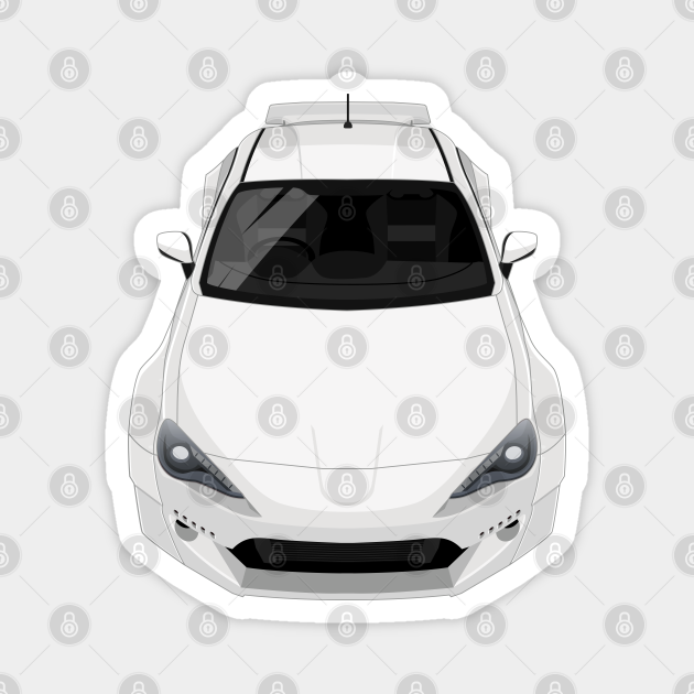 GT86 Body Kit - White - White Gt86 Body Kit - Magnet | TeePublic