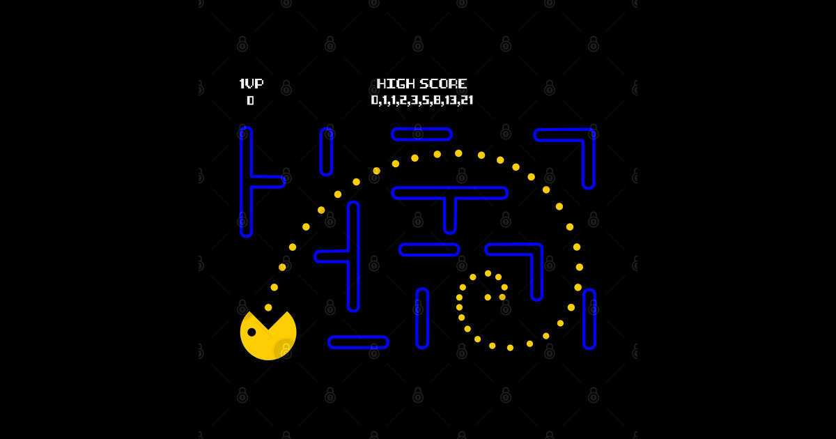 Pac-Math - Video Games And Math - Sticker | TeePublic