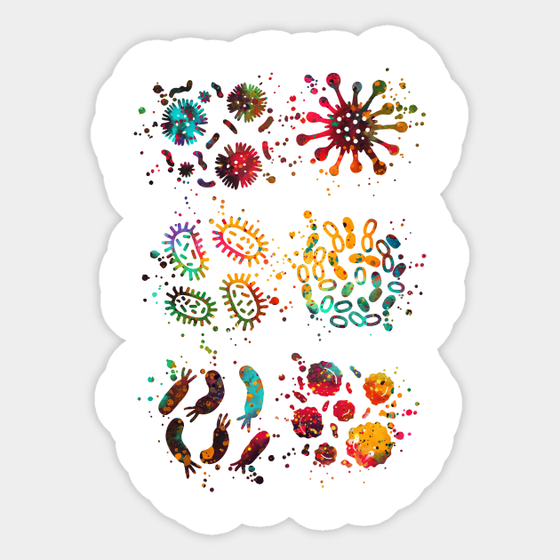 Bacteria - Bacteria - Sticker | TeePublic