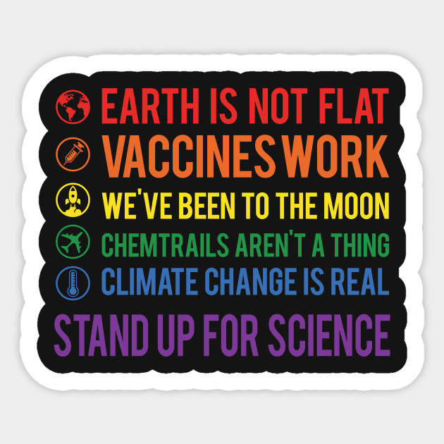 Stand Up For Science Science Sticker TeePublic stand-up-for-science-science-sticker-teepublic