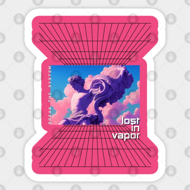The Vibe Continues - Aesthetic - Sticker | TeePublic