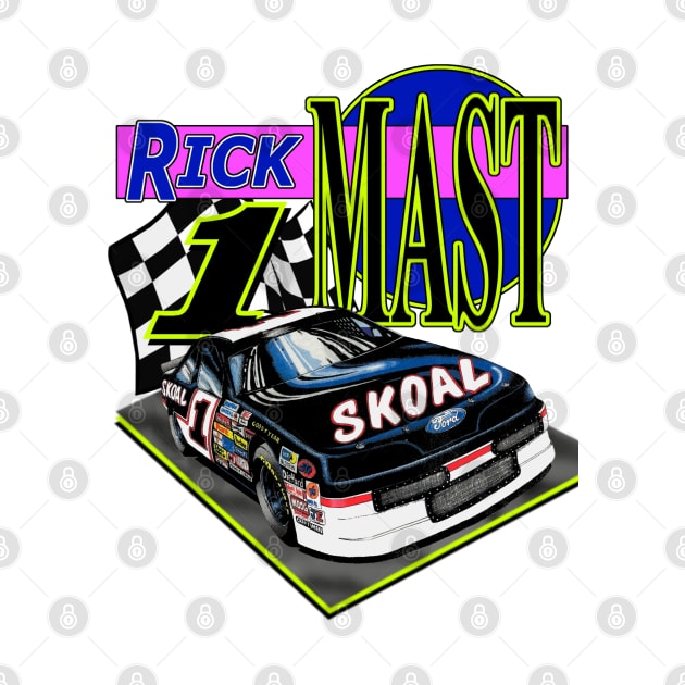 Rick Mast Skoal Retro Nascar Design - Rick Mast - T-Shirt | TeePublic