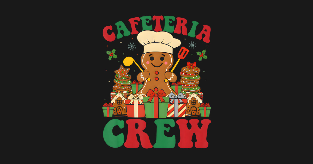Cafeteria Crew Gingerbread Lunch Lady Worker - Gingerbread Lunch Lady ...