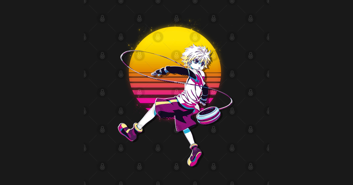 Hunter x Hunter - Killua Retro - Hunter X Hunter - T-Shirt | TeePublic