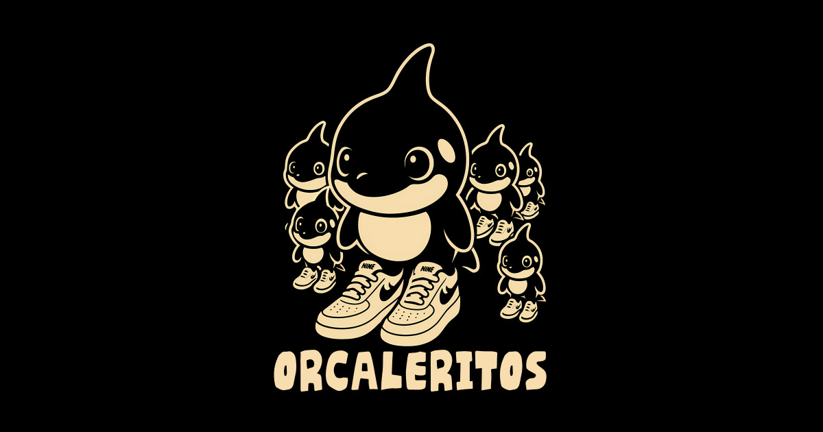Orcaleritos – Baby Orca Brainrot Meme - Orcaleritos - Sticker | TeePublic
