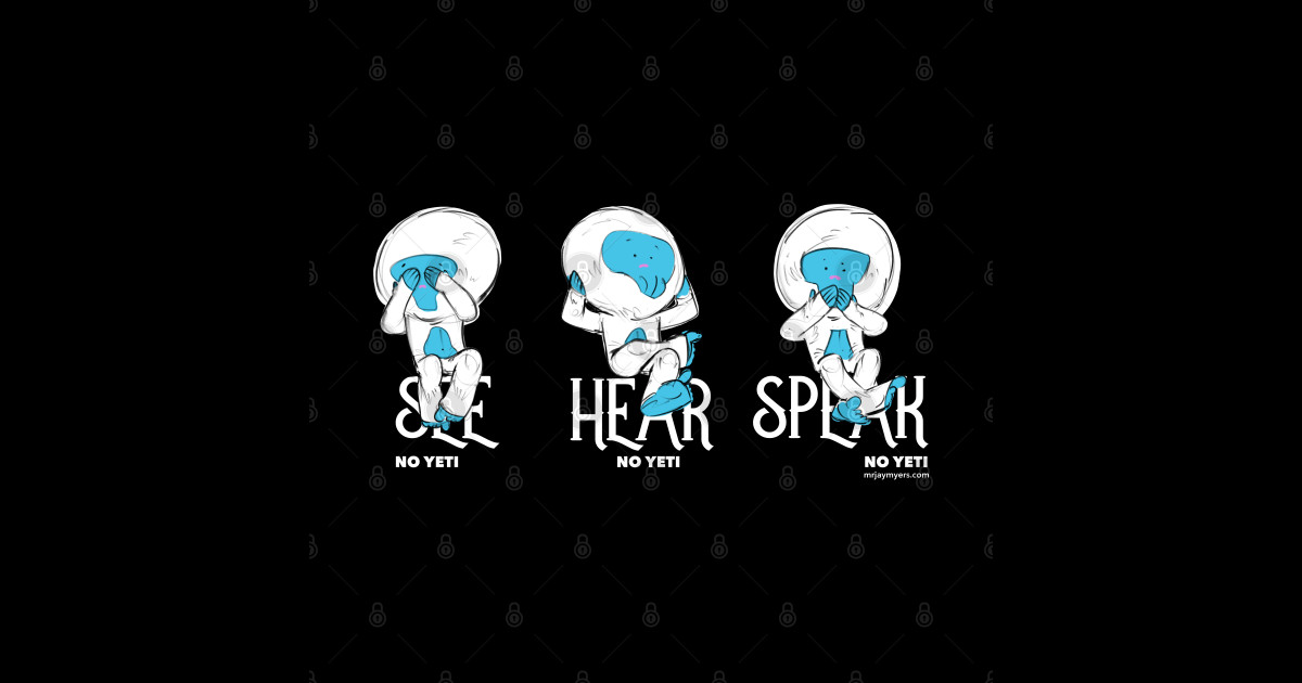 No Yeti - Yeti - Posters and Art Prints | TeePublic