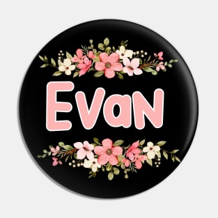 Flower Border Marta Name Label Pins and Buttons for Sale | TeePublic