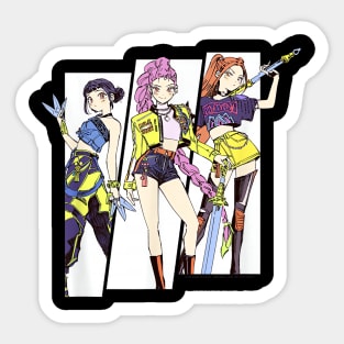 Huntrix Halloween Stickers for Sale | TeePublic