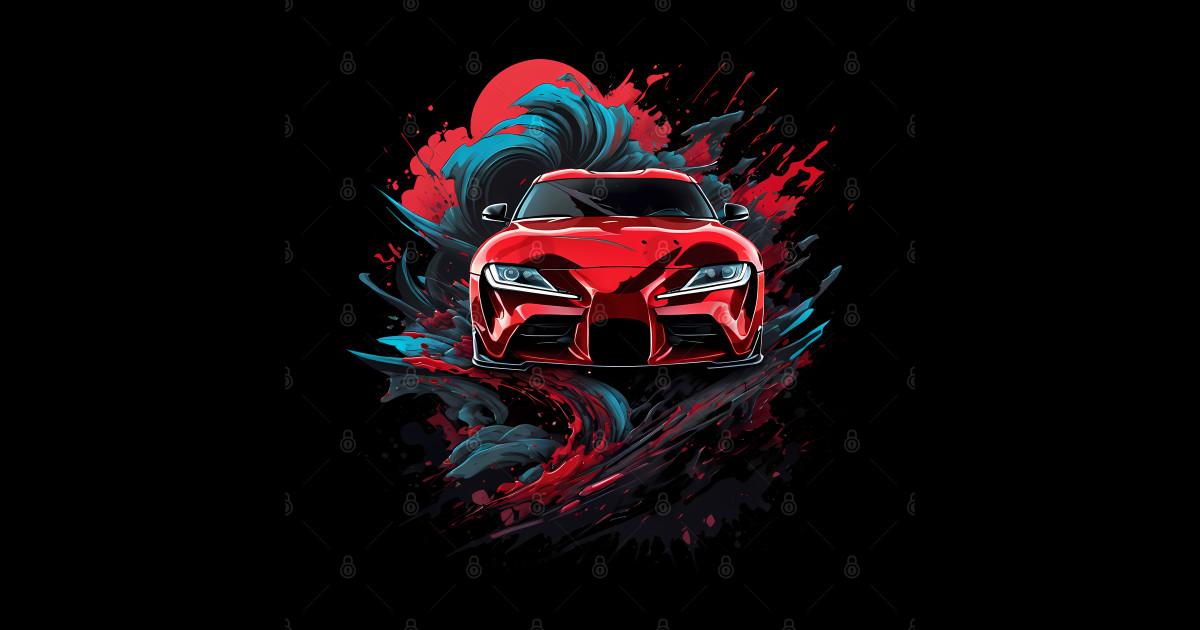 Toyota Supra JDM Tuning - Toyota Supra Mk5 - Posters and Art Prints ...