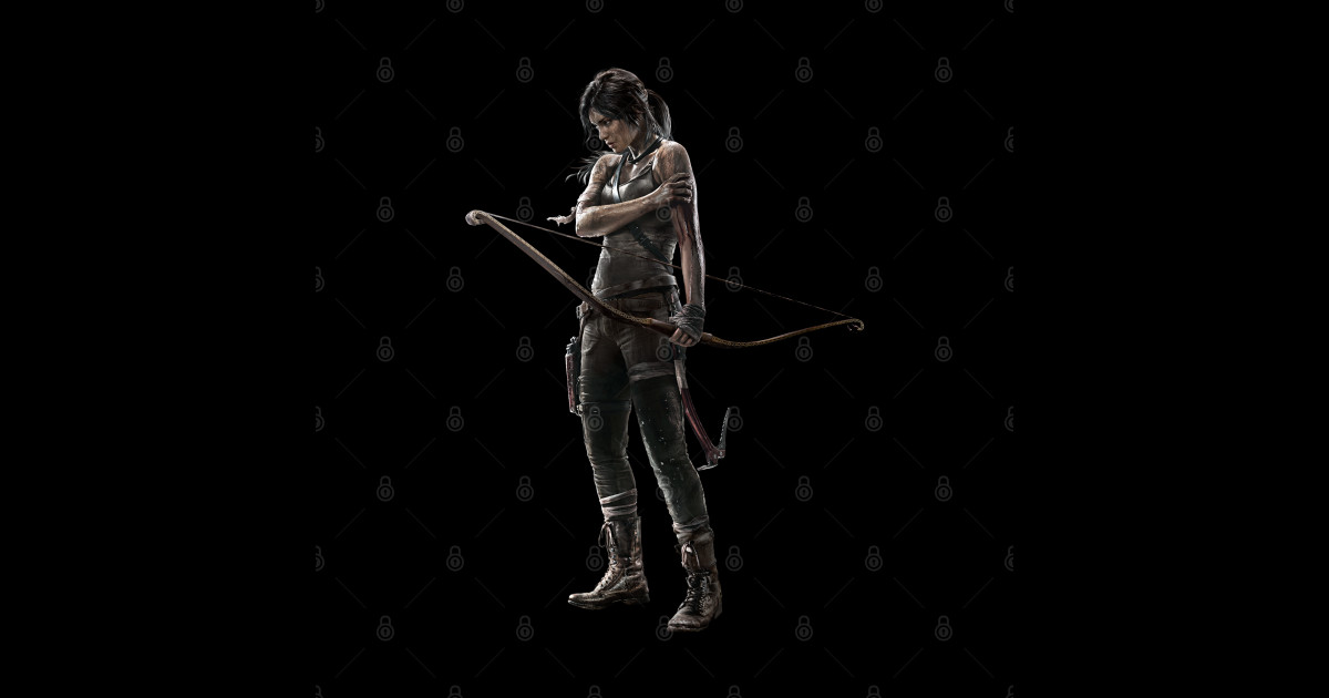 LARA CROFT [TOMB RAIDER 2013] - Lara Croft - Sticker | TeePublic