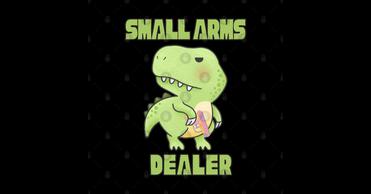 Small Arms - Dinosaur - Sticker | TeePublic