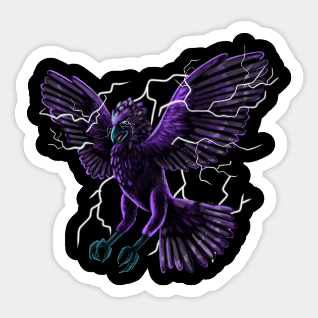 Lightning Bird - Lightning Bird - Sticker | TeePublic