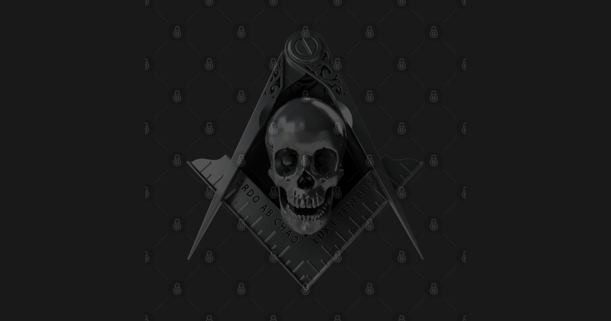 Stealth Skull Square And Compass Masonic Freemason Masonic T Shirt Teepublic