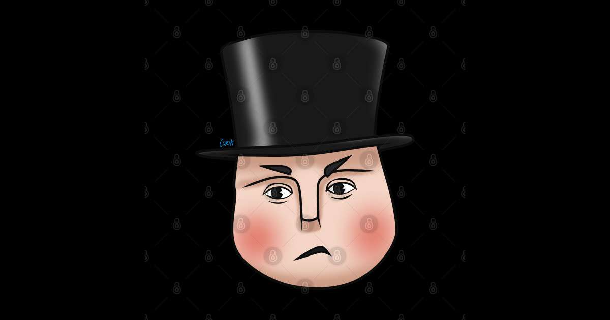 The Fat Controller - Angry face - Thomas - T-Shirt | TeePublic