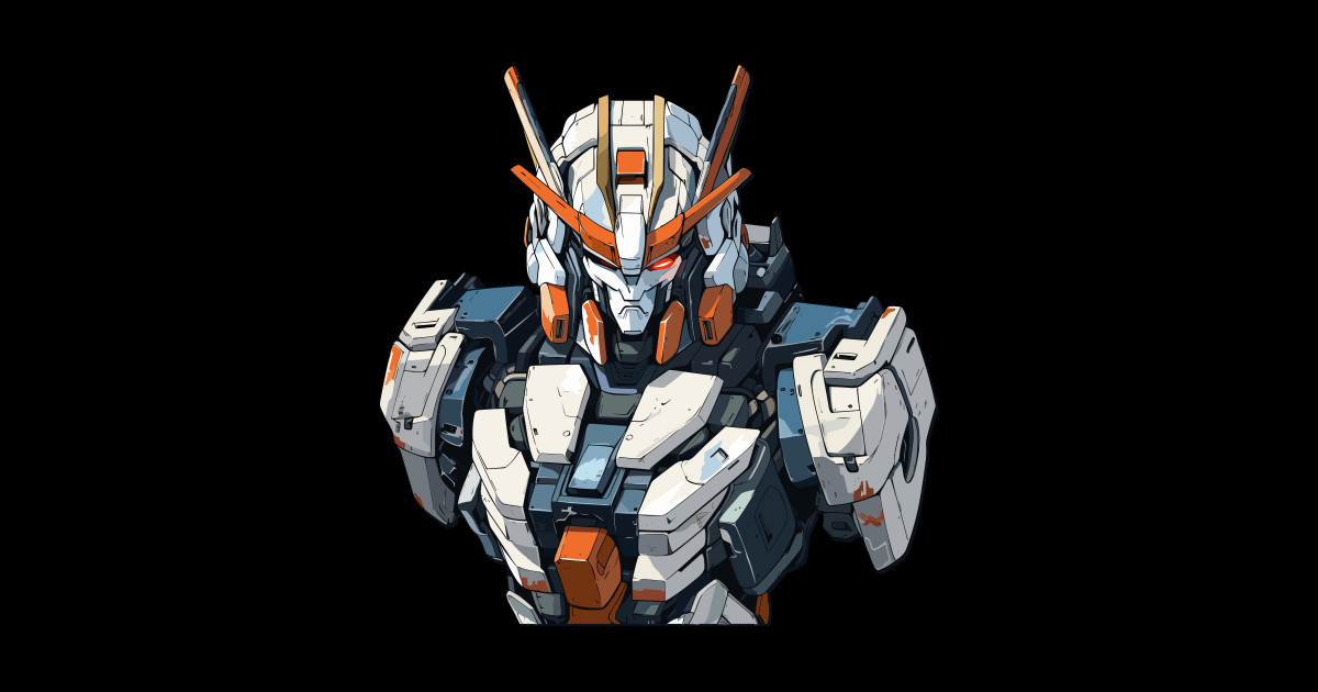 Grumpy Bot, Finish Me! - Gundam - Sticker | TeePublic