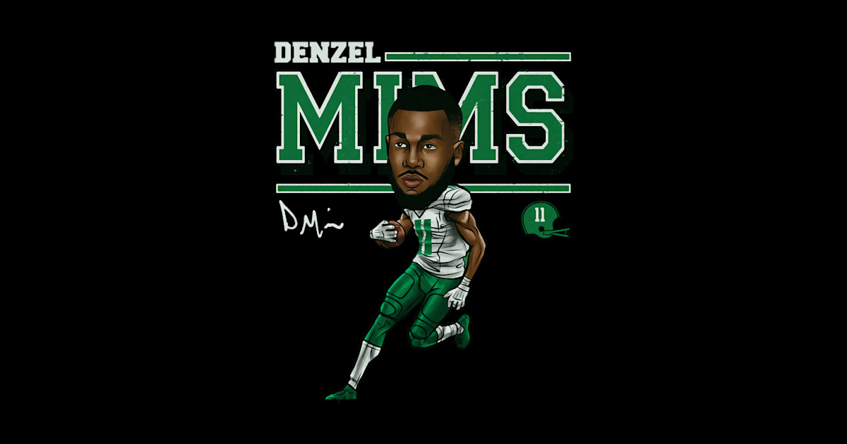 Denzel Mims New York J Cartoon - Denzel Mims - Sticker | TeePublic