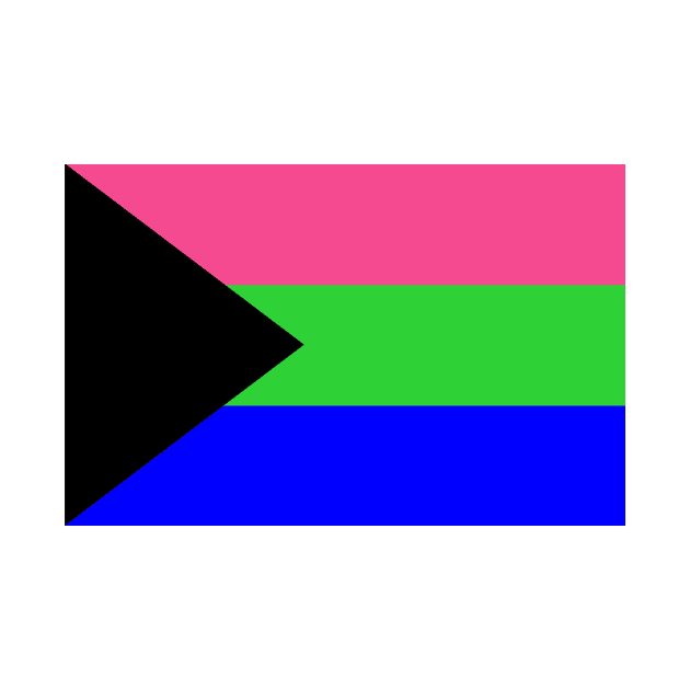 Demi-Polysexual Pride Flag - Demisexual - T-Shirt | TeePublic