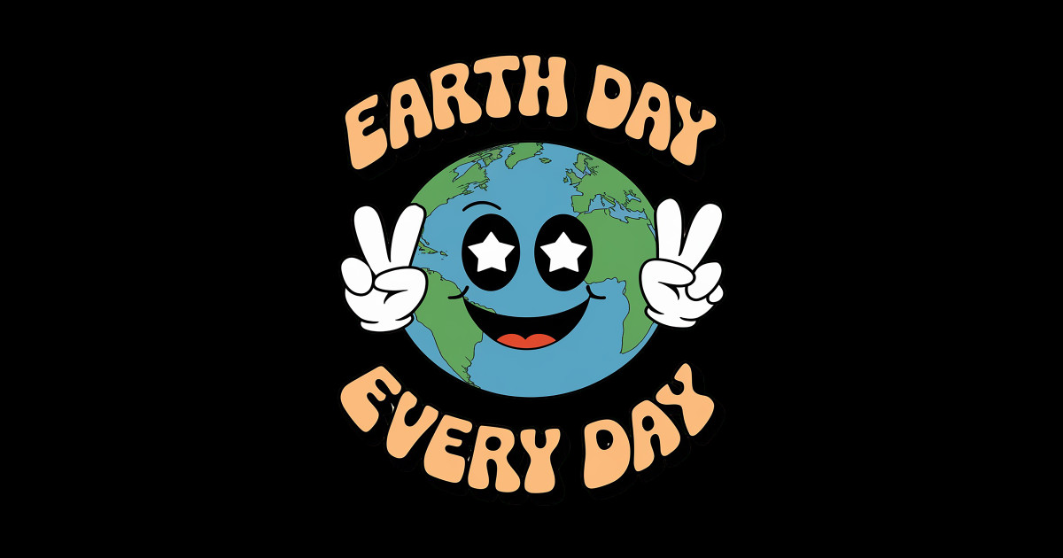 Groovy Earth Day Everyday Earth Day Women Girls Kids Boys - Groovy ...