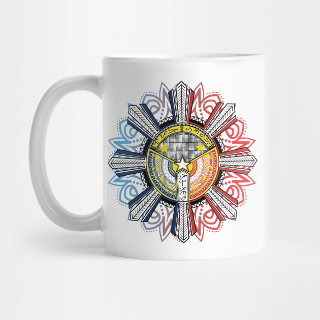 Mandala Philippine Sun / Baybayin word Lupang Hinirang Pilipinas ...