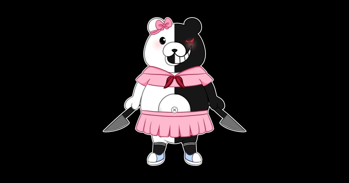 monokuma danganronpa - Monokuma Danganronpa Anime - Sticker | TeePublic