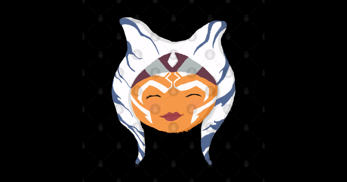 Chibi smiling Ahsoka - Ahsoka - Posters and Art Prints | TeePublic