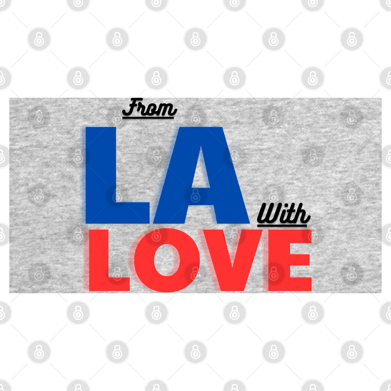 From LA with Love - I Love Los Angeles - Hoodie | TeePublic