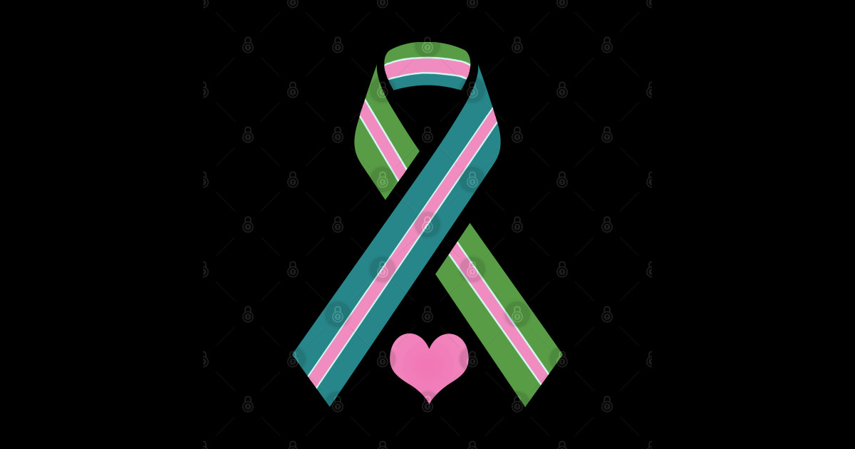 MBC Awareness Ribbon - Metastatic Breast Cancer Ribbon - T-Shirt ...